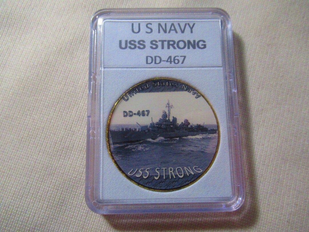 USS Strong (DD-467) Challenge Coin - Etsy