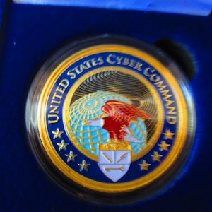 United States Cyber Command Challenge Coin - Etsy