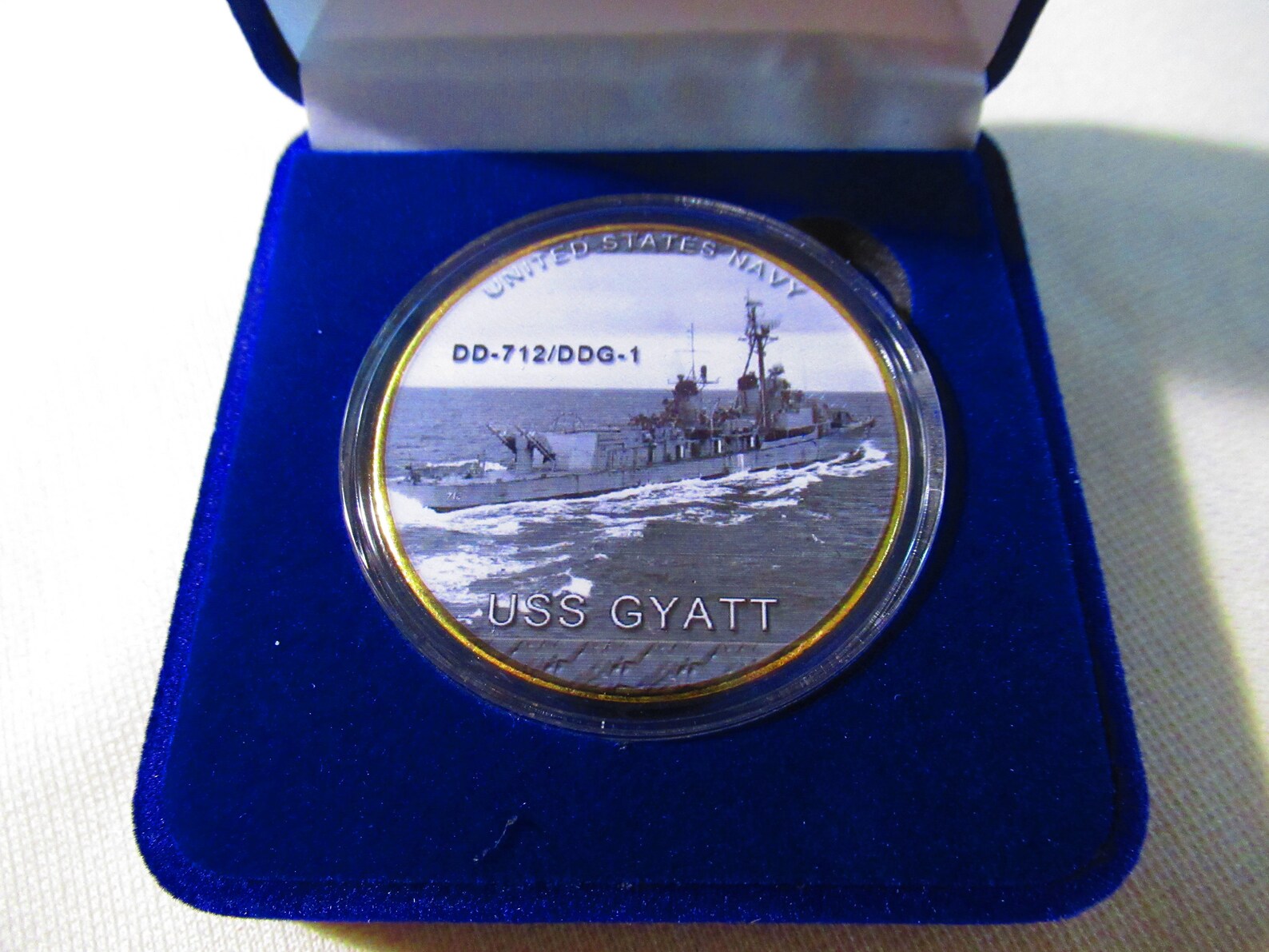 U S Navy USS Gyatt DD-712/DDG-1 Challenge Coin | Etsy