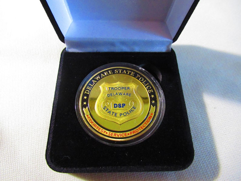 DELAWARE STATE POLICE Challenge Coin - Etsy