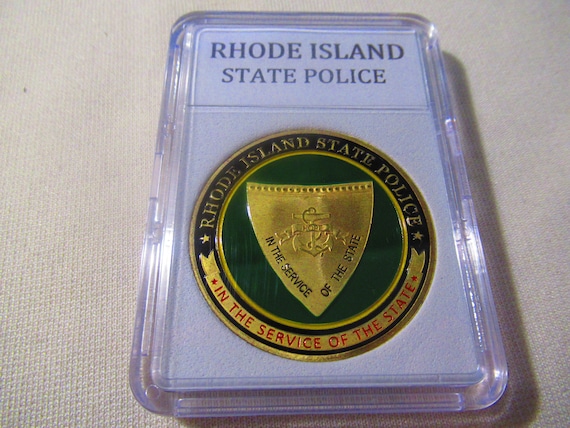 RHODE ISLAND State Police Challenge Coin - Etsy