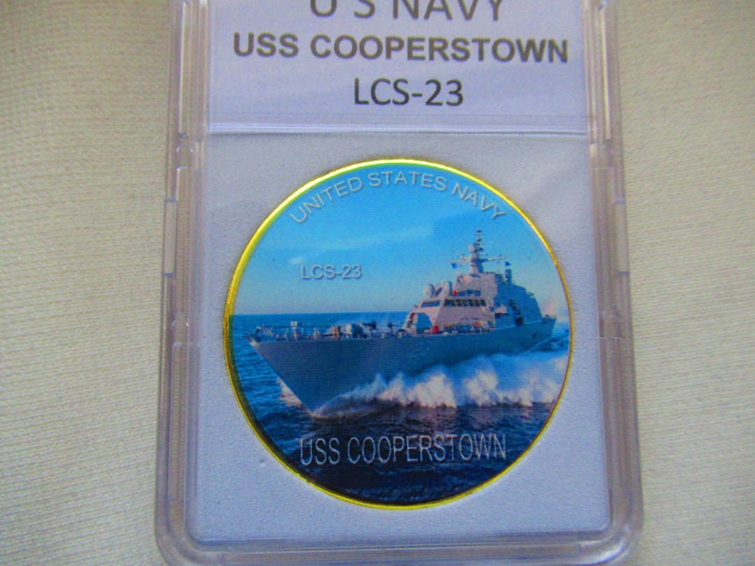 U S Navy - USS COOPERSTOWN LCS-23 Challenge Coin - Etsy