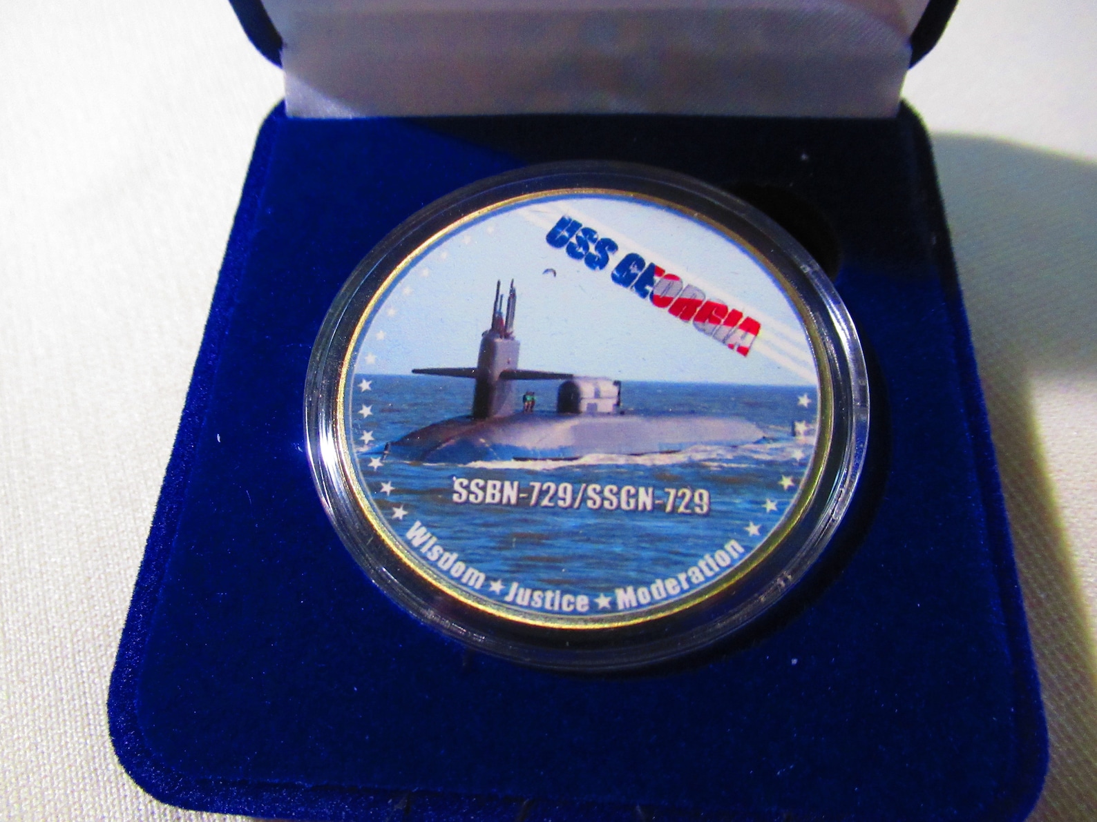 U S Navy Submarine- USS GEORGIA / SSBN-729 Challenge Coin - Etsy