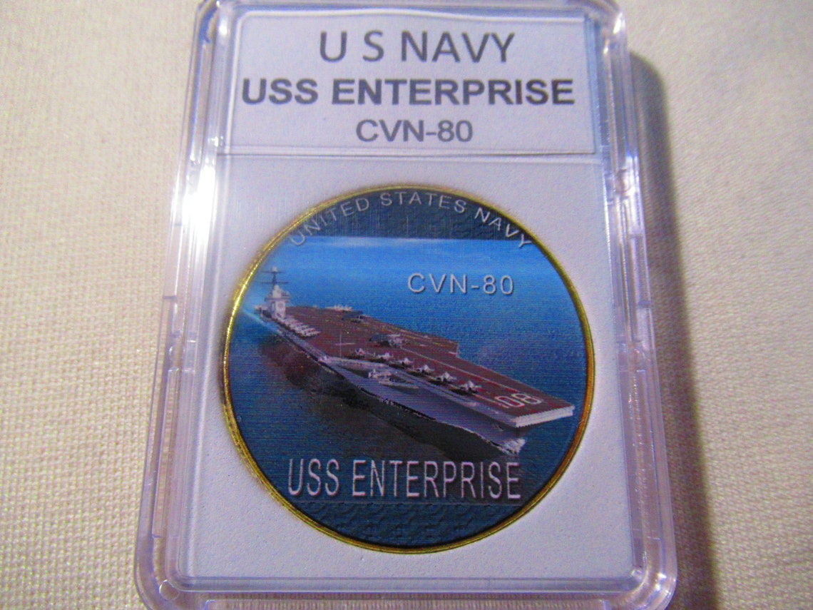 U S Navy USS ENTERPRISE CVN-80 Challenge Coin | Etsy