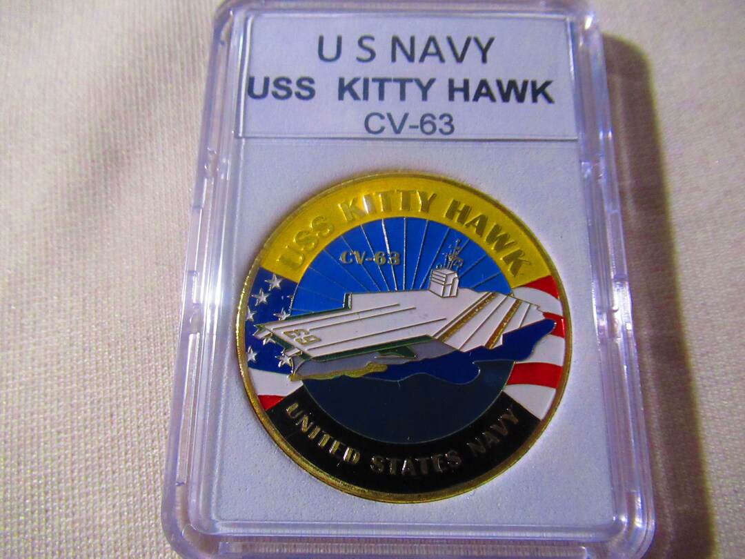 U S Navy - USS Kitty Hawk - CV-63 - Challenge Coin - Etsy