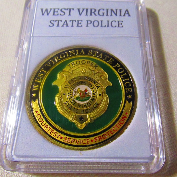 Virginia State Police Coin - Etsy