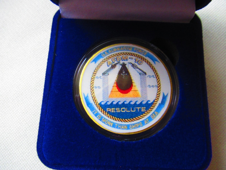 U S NAVY - USS Resolute AFDM-10 Challenge Coin - Etsy