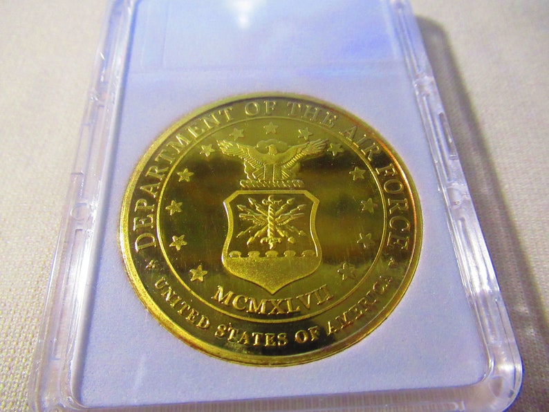 Air Force SPACE COMMAND Challenge Coin | Etsy