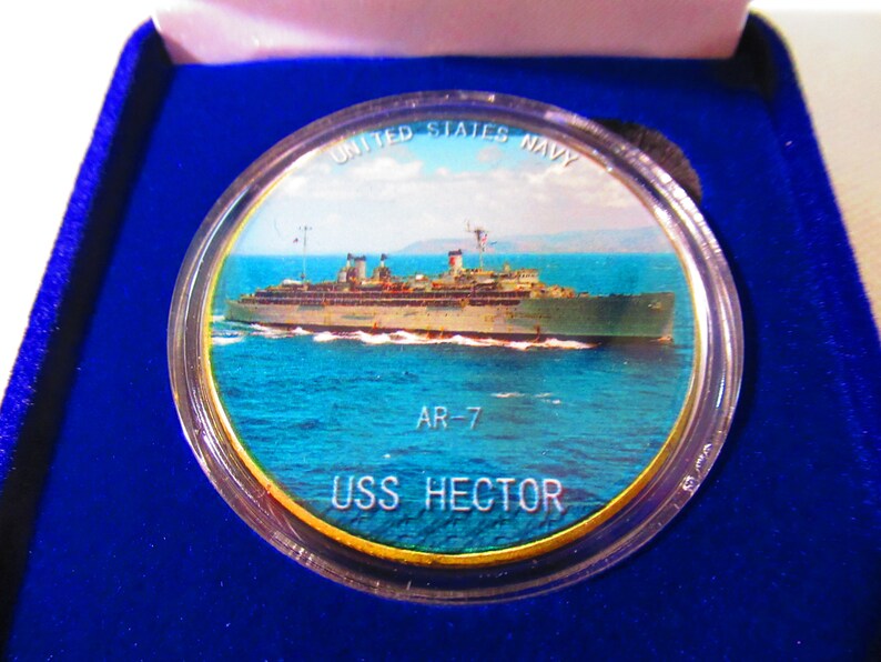 U S Navy - USS HECTOR AR-7 Challenge Coin - Etsy