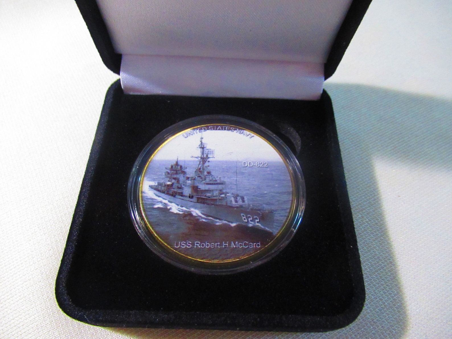U S NAVY - USS Robert H. Mccard (DD-822) Challenge Coin - Etsy