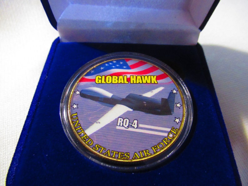 U S Air Force RQ-4 GLOBAL HAWK (drone) Challenge Coin - Etsy