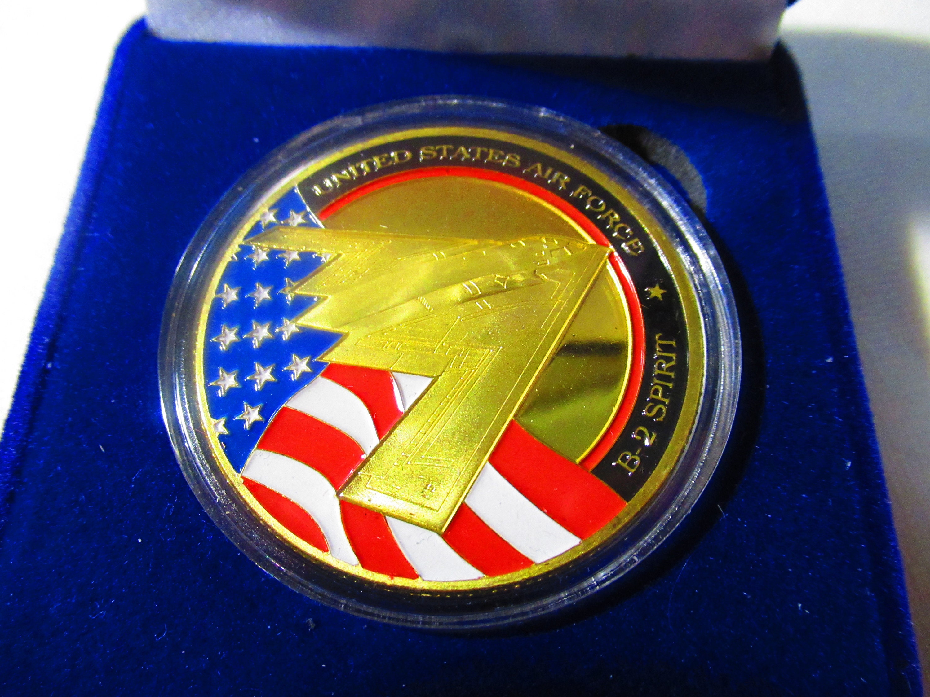U S AIR FORCE B-2 SPIRIT Stealth Bomber Challenge Coin | Etsy