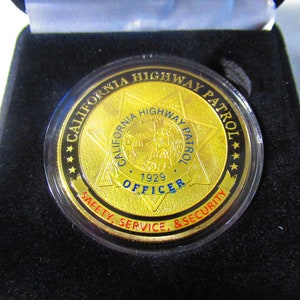 CALIFORNIA HIGHWAY PATROL Challenge Coin - Etsy