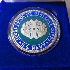 U S Navy (JAG) Judge Advocate General's Corps Challenge Coin - Etsy