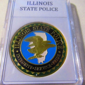ILLINOIS STATE POLICE Challenge Coin - Etsy