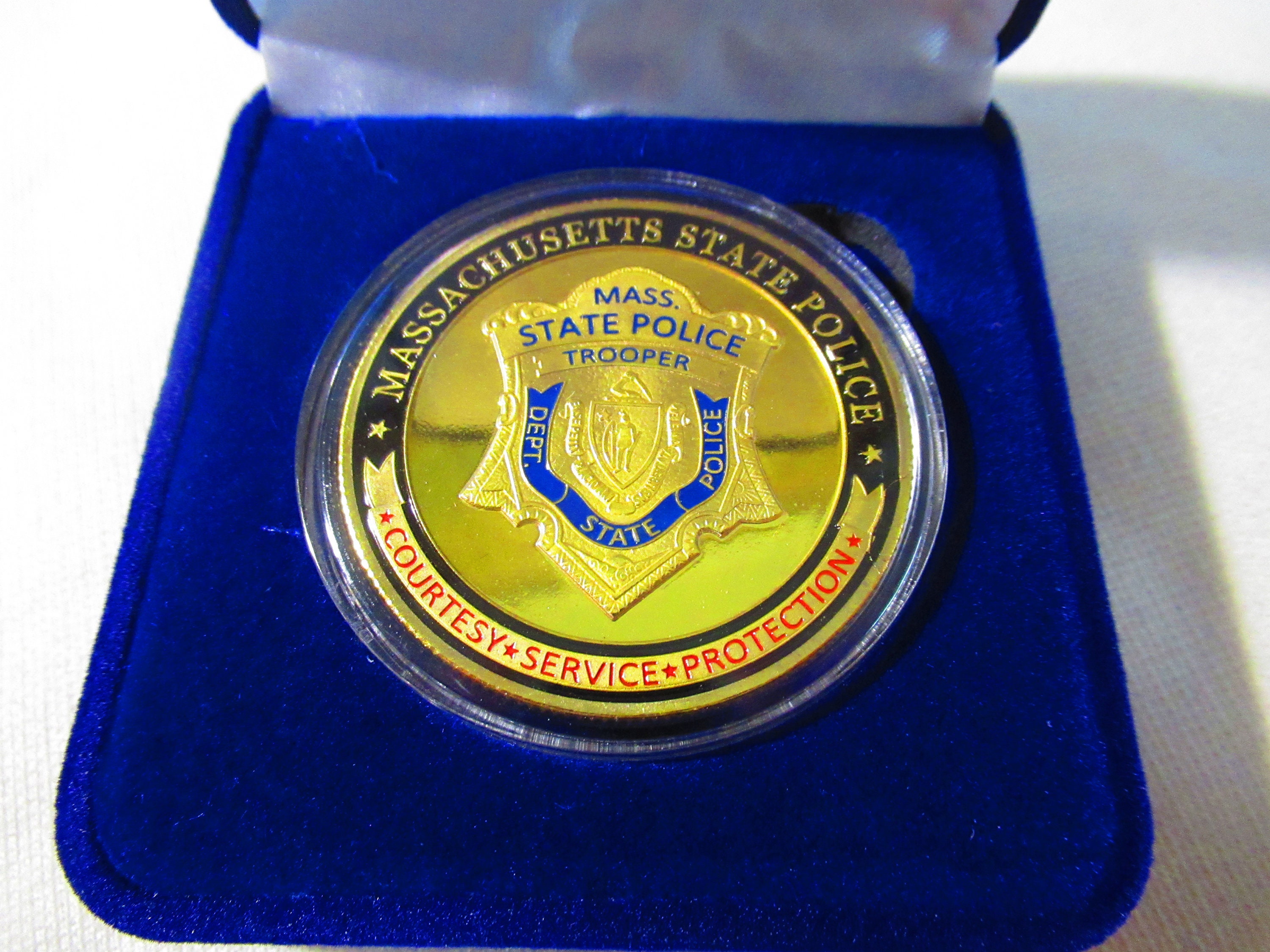 MASSACHUSETTS STATE POLICE Challenge Coin - Etsy