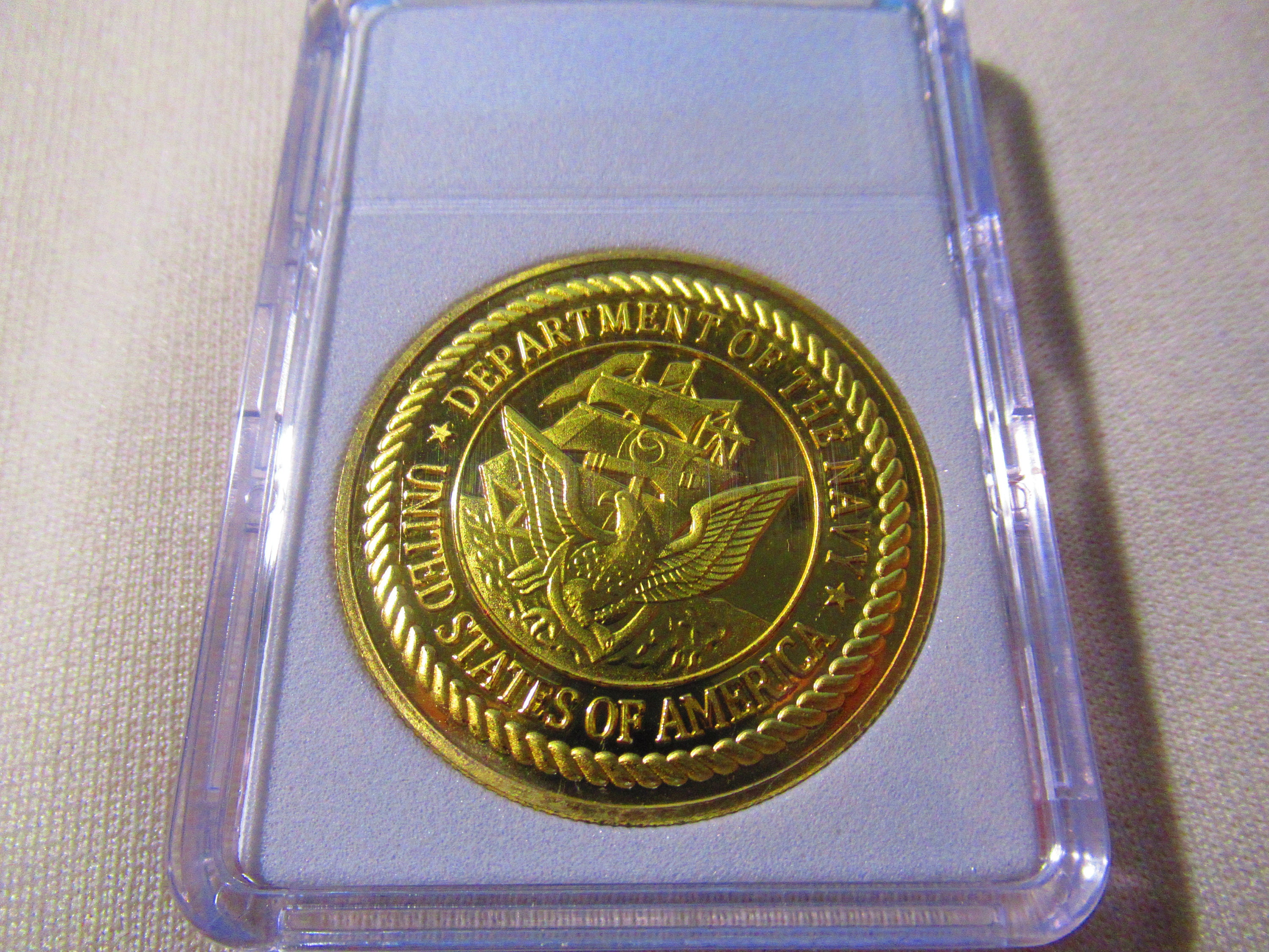 U S Navy USS Cape Cod AD-43 Challenge Coin | Etsy