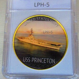 U S Navy - USS PRINCETON (LPH-5) Challenge Coin - Etsy
