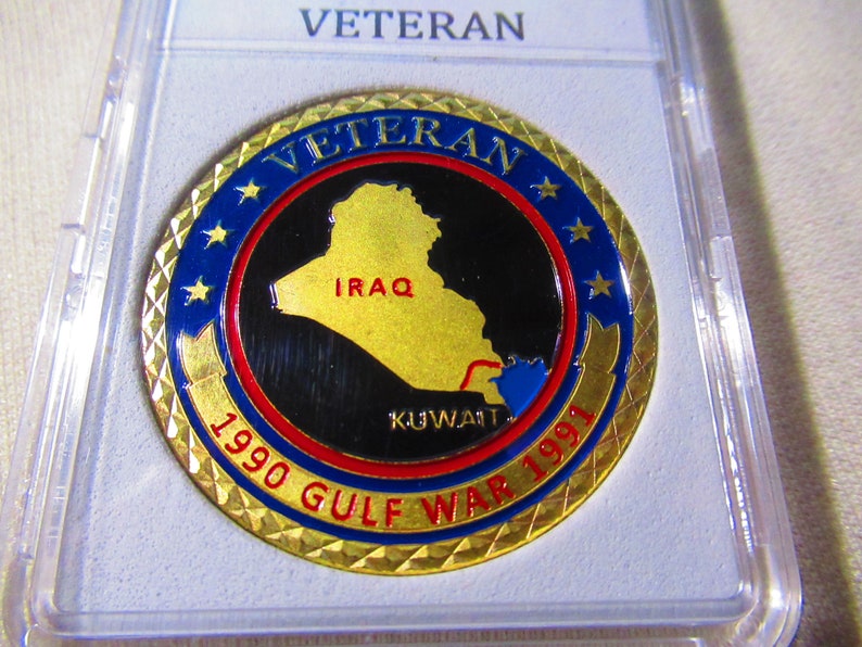 PERSIAN GULF WAR Veteran Challenge Coin - Etsy