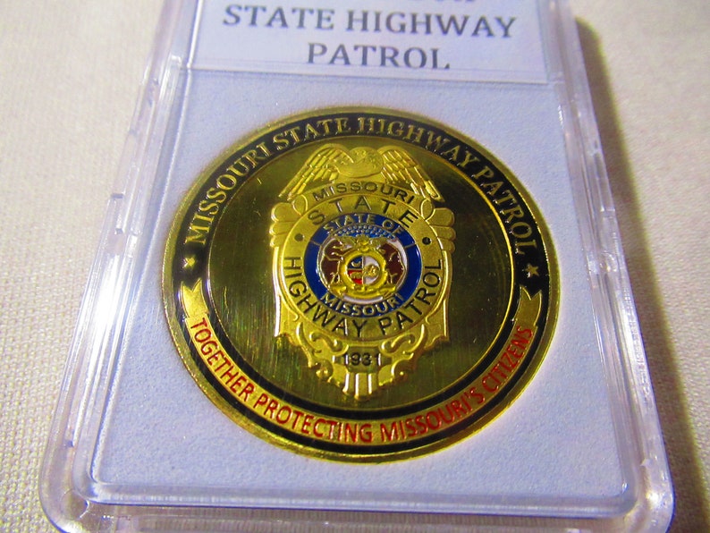 MISSOURI STATE Highway Patrol Challenge Coin - Etsy