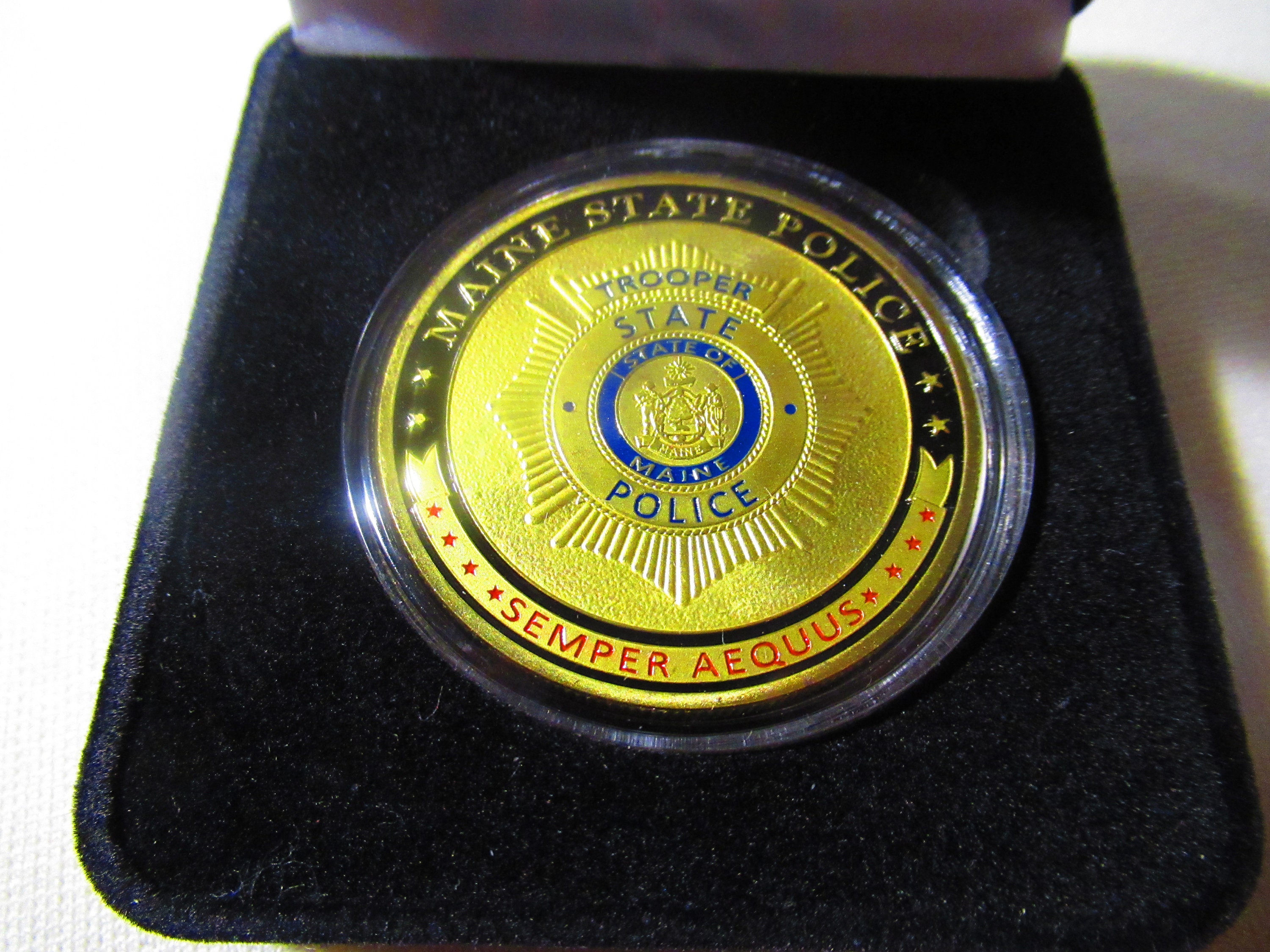 Maine State Police Challenge Coin – AFCBA