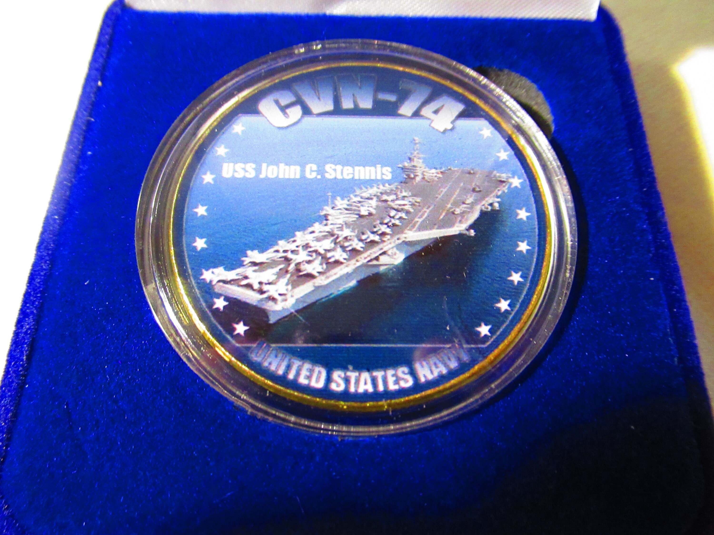 U S Navy USS John Stennis CVN-74 Challenge Coin | Etsy