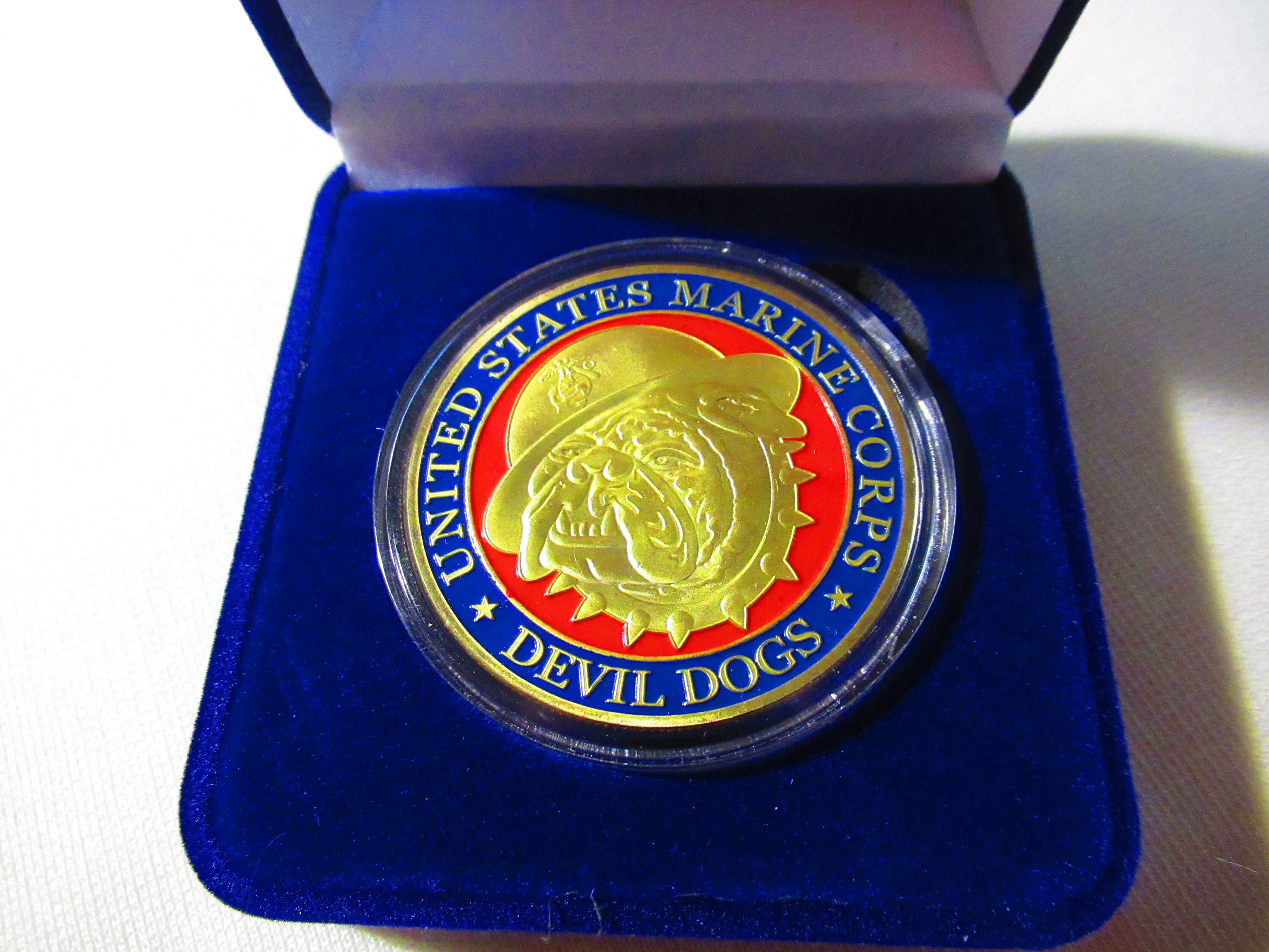 U S Marine Corps - DEVIL DOGS Challenge Coin - Etsy