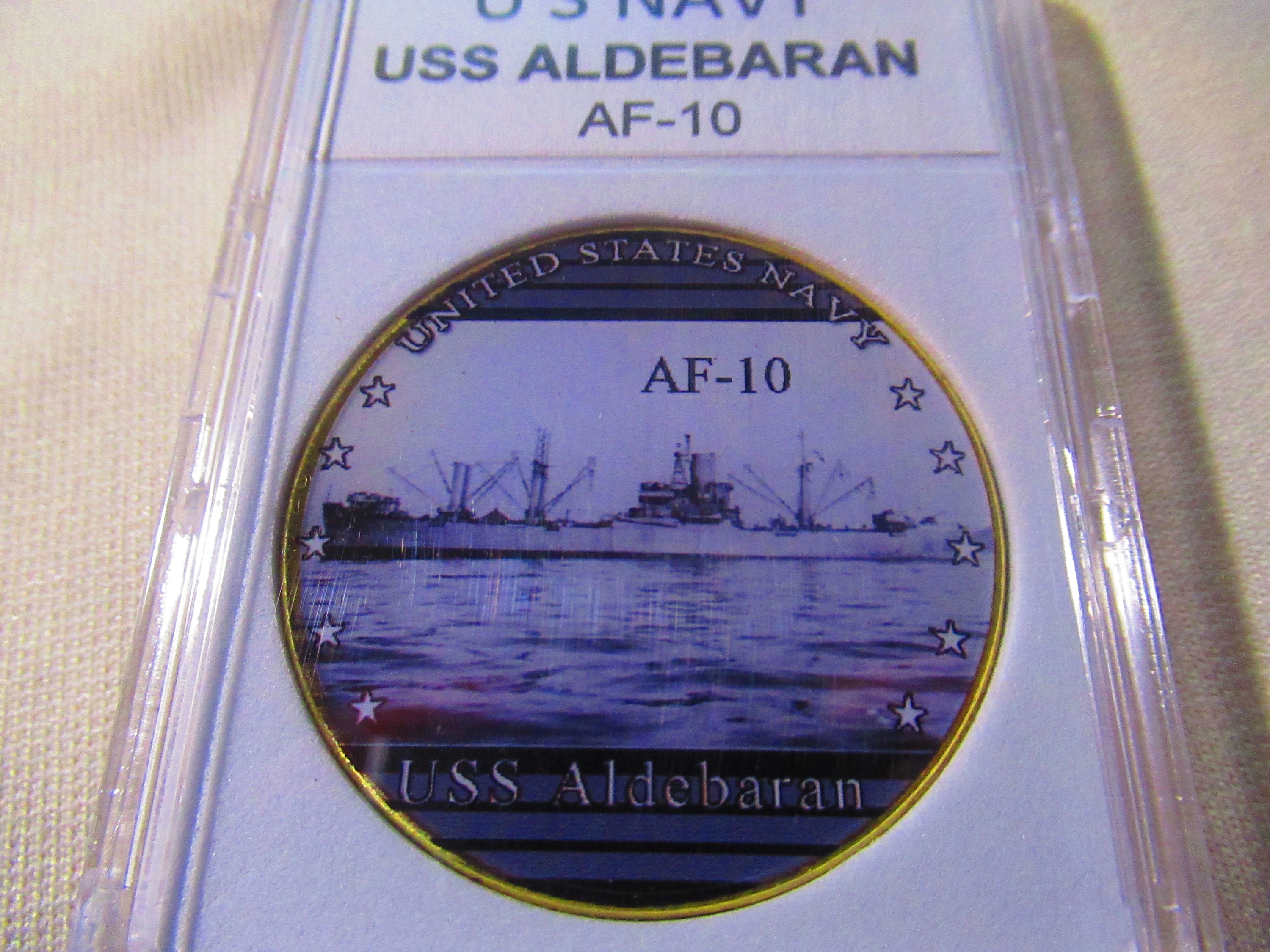 U S NAVY USS Aldebaran AF-10 Challenge Coin | Etsy