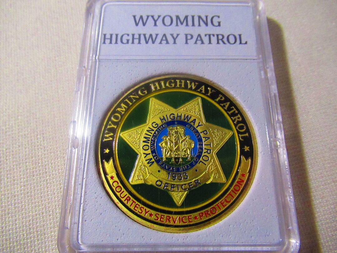 WYOMING HIGHWAY PATROL Challenge Coin - Etsy