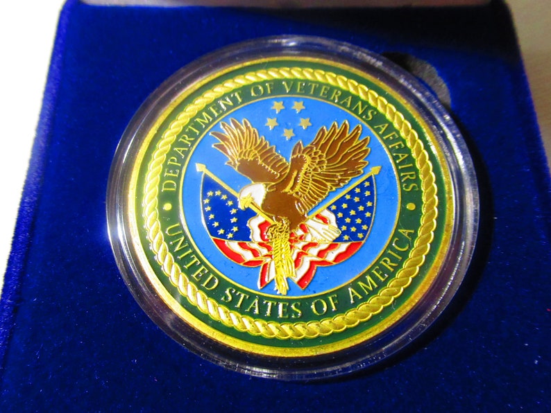 Dept of Veteran Affairs Challenge Coin - Etsy