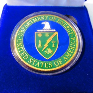 Department of Energy (DOE) Challenge Coin - Etsy