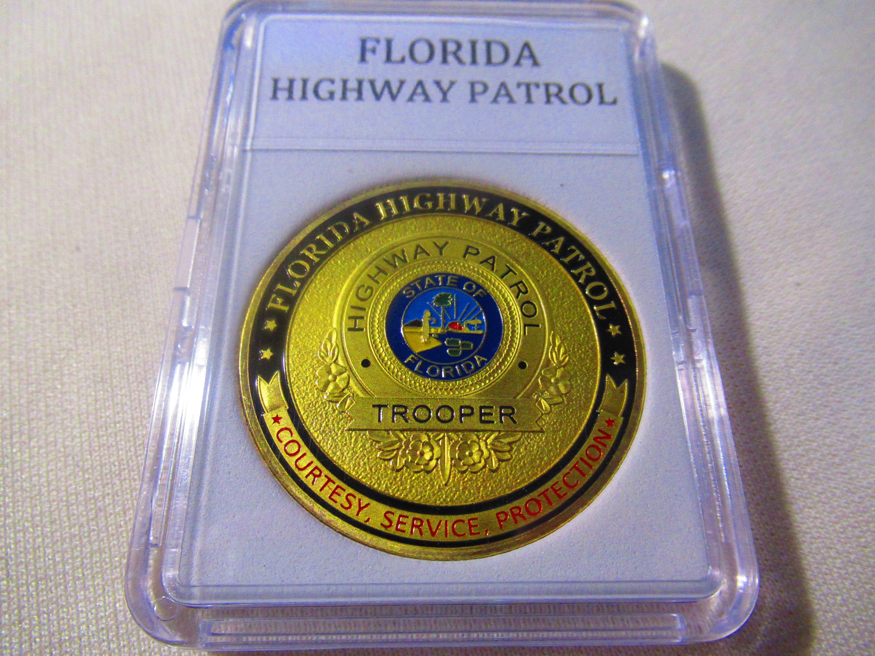 FLORIDA HIGHWAY PATROL Challenge Coin - Etsy
