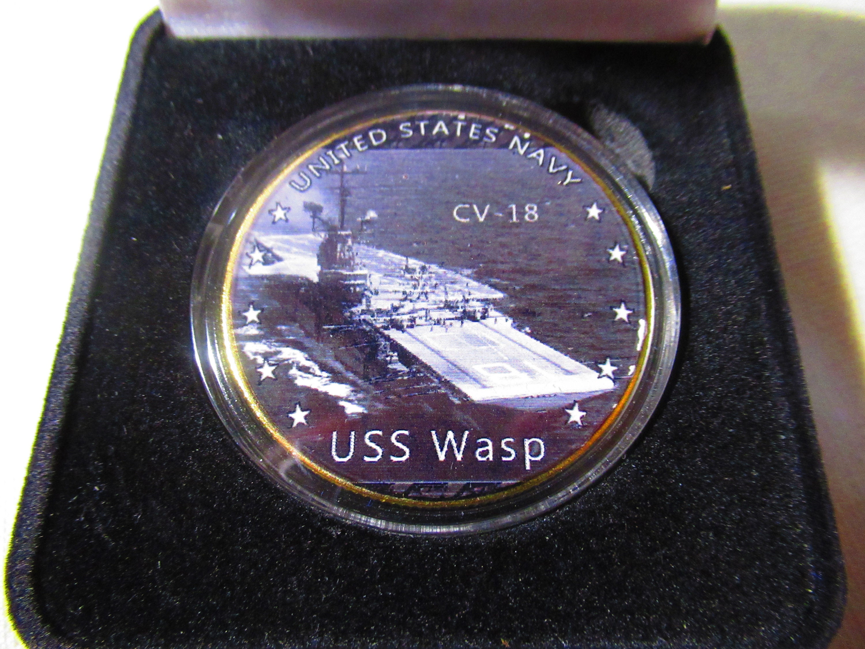 U S Navy - USS WASP - CV-18 - Challenge Coin - Etsy