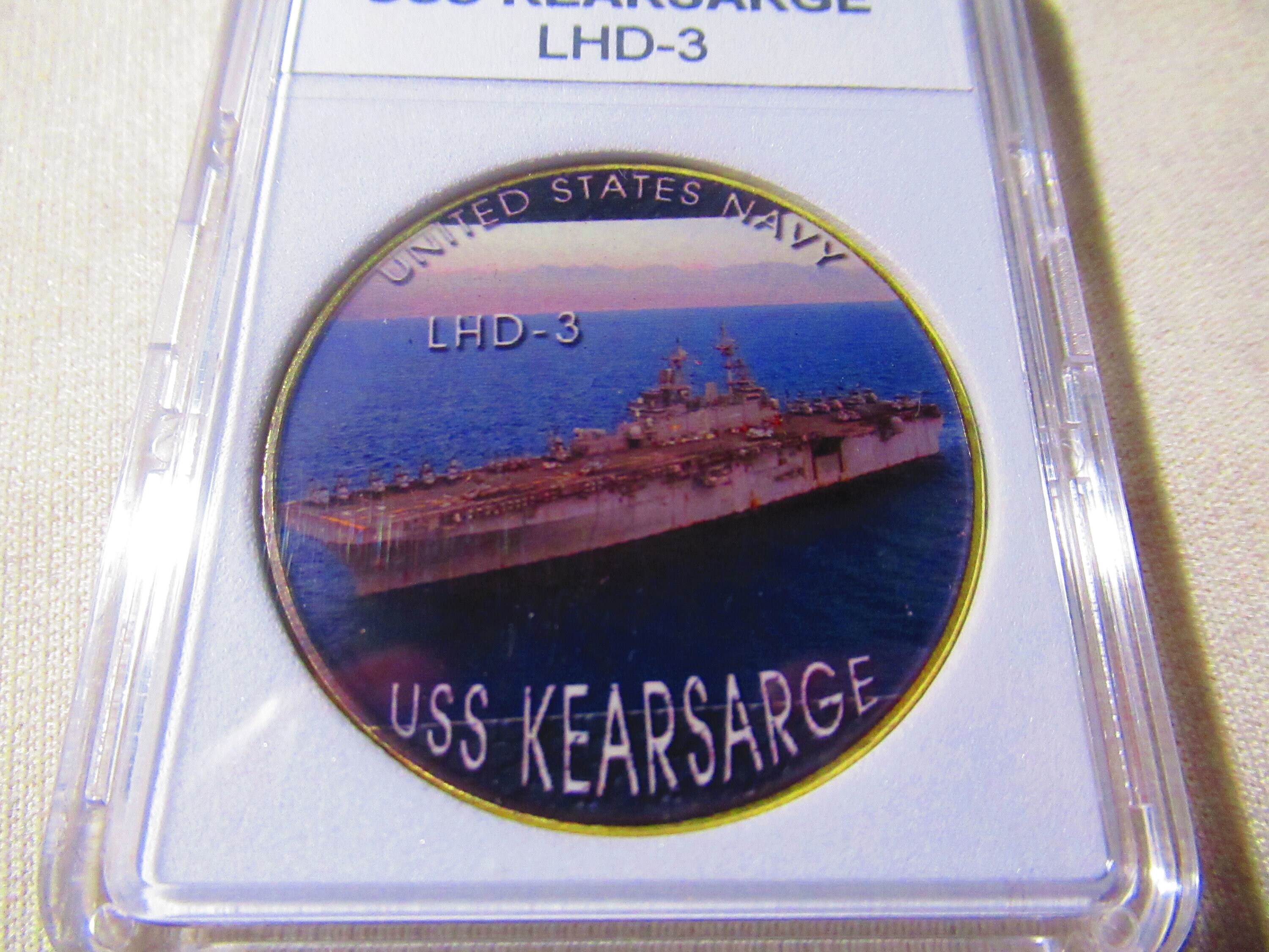 U S Navy USS KEARSARGE LHD-3 Challenge Coin | Etsy