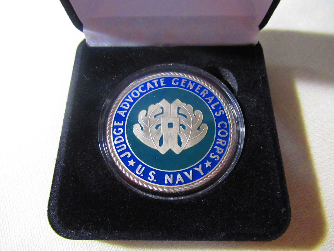 U S Navy (JAG) Judge Advocate General's Corps Challenge Coin - Etsy