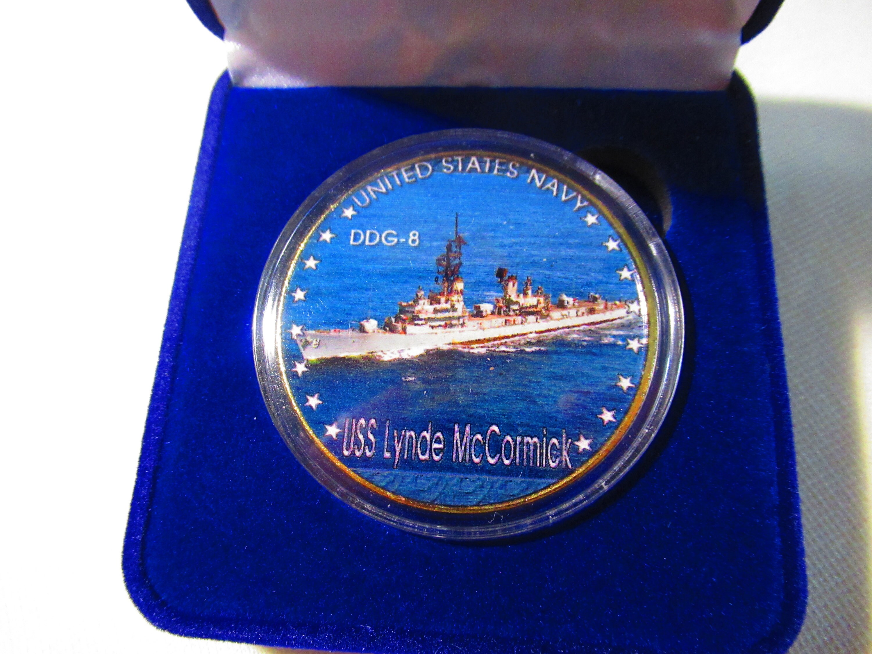 U S Navy USS LYNDE McCORMICK DDG-8 Challenge Coin | Etsy