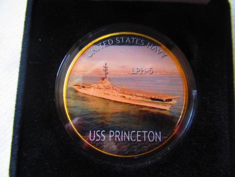 U S Navy - USS PRINCETON (LPH-5) Challenge Coin - Etsy