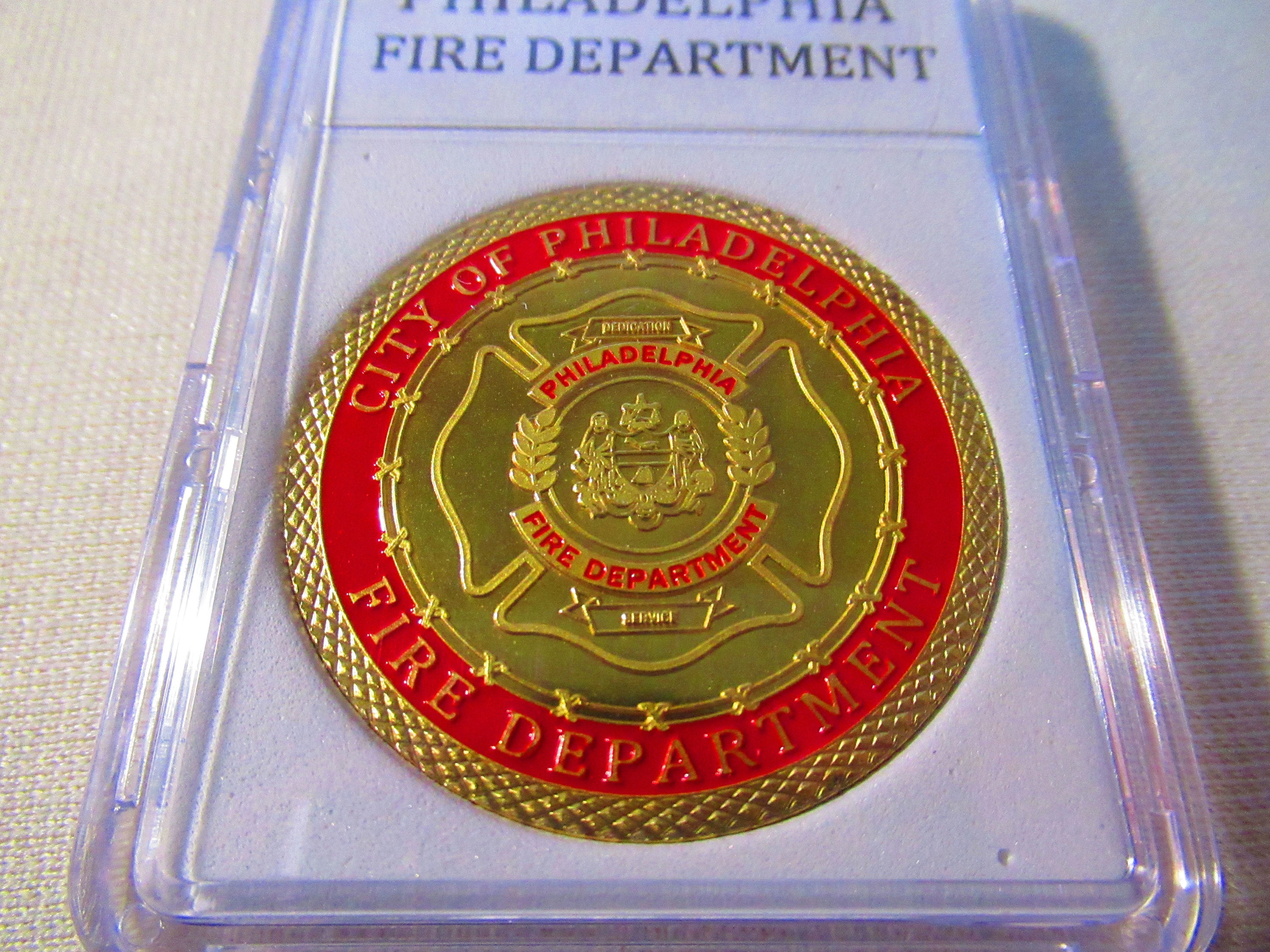 PHILADELPHIA Fire Dept. Challenge Coin - Etsy