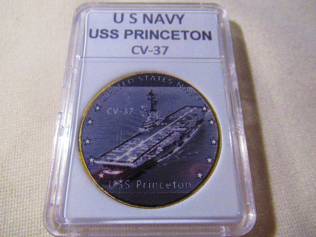 U S Navy - USS PRINCETON CV-37 Challenge Coin - Etsy