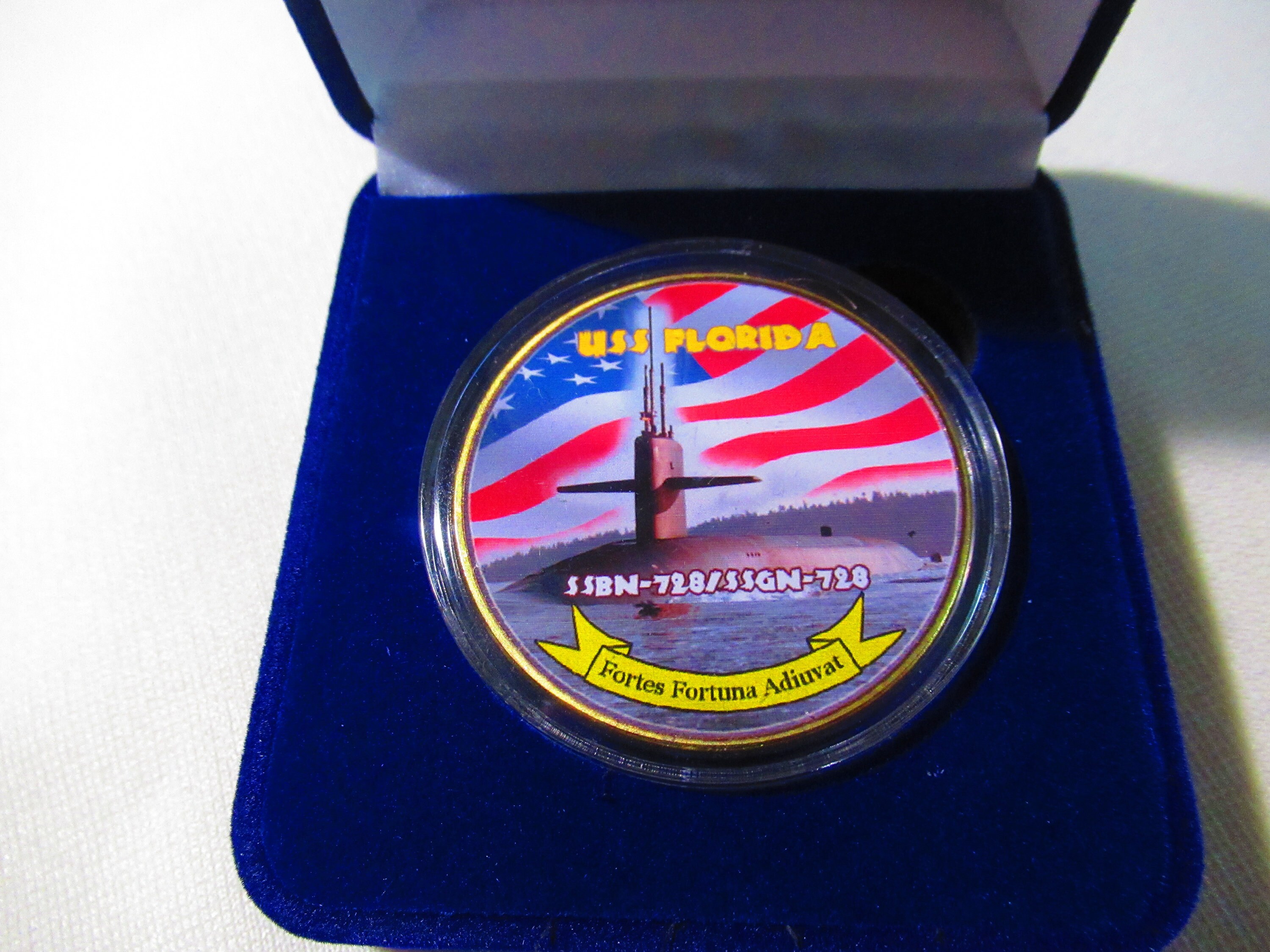 U S Navy Submarine - USS FLORIDA / SSBN-728 Challenge Coin - Etsy