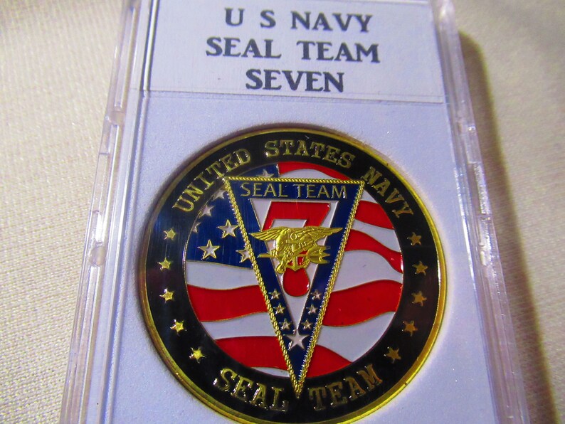 U S Navy SEAL TEAM SEVEN Challenge Coin | Etsy