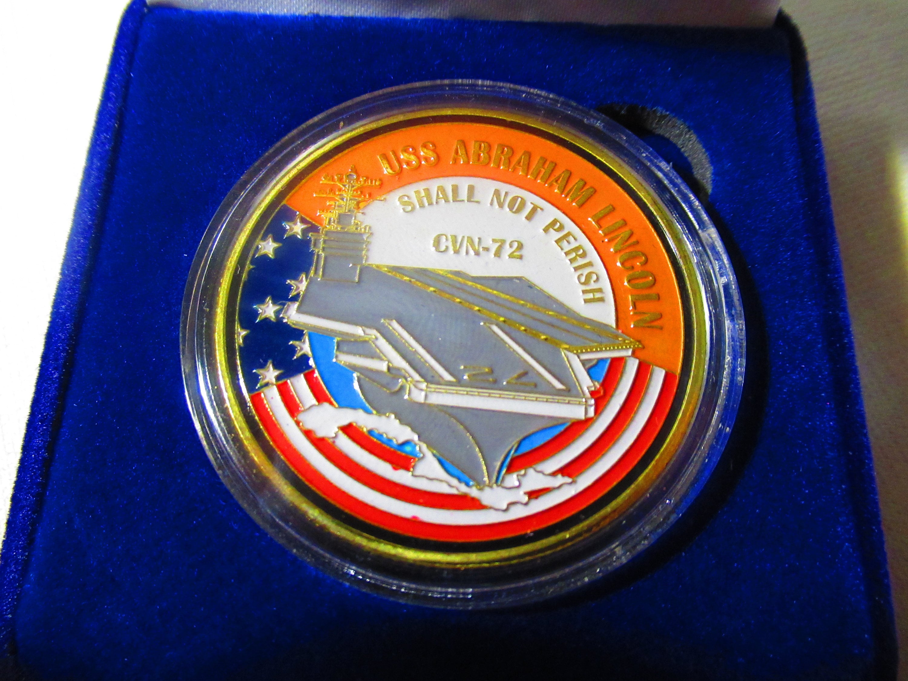 U S Navy USS Abraham Lincoln CVN-72 Challenge Coin - Etsy Denmark