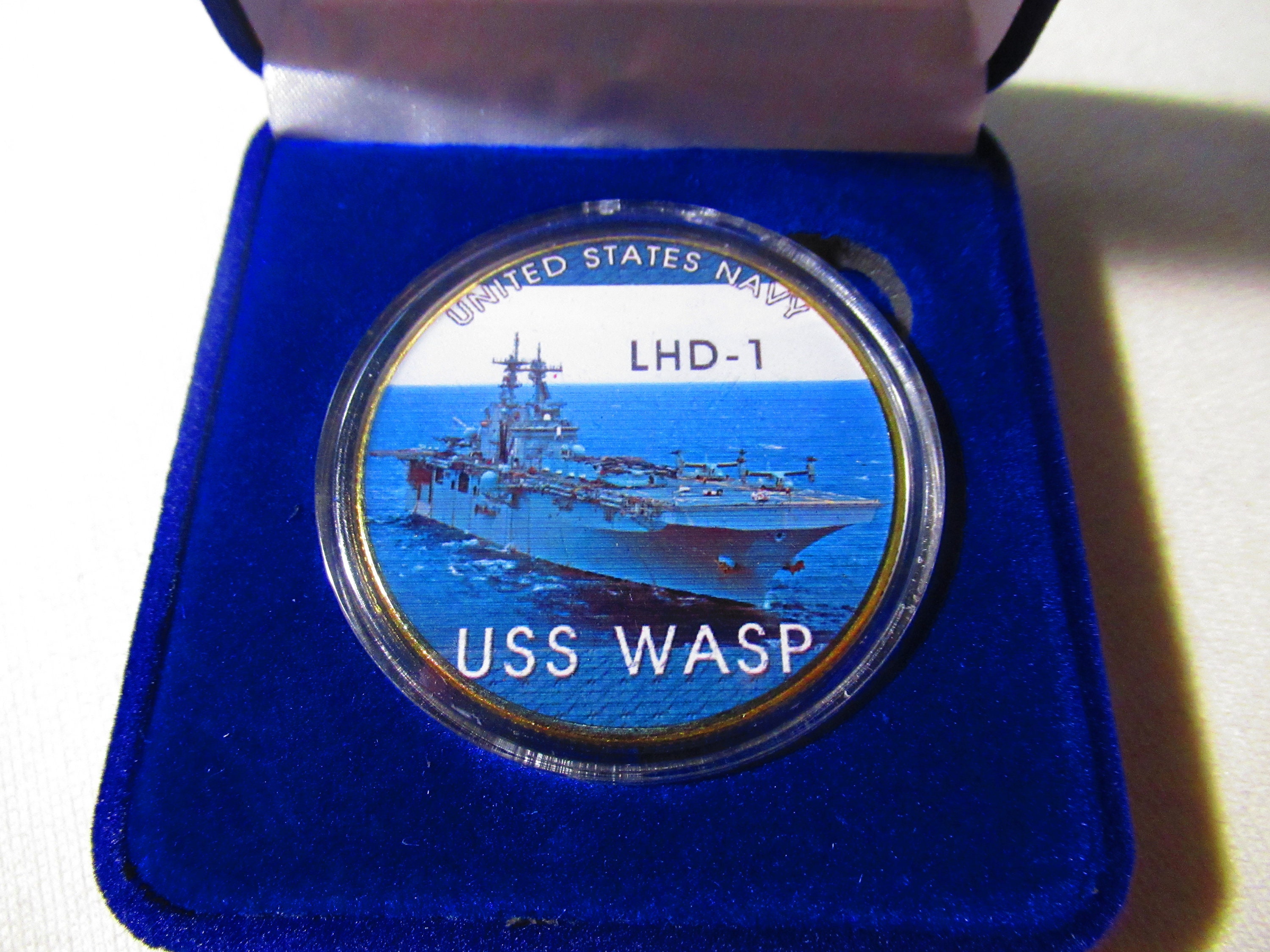 U S Navy USS WASP LHD-1 Challenge Coin | Etsy