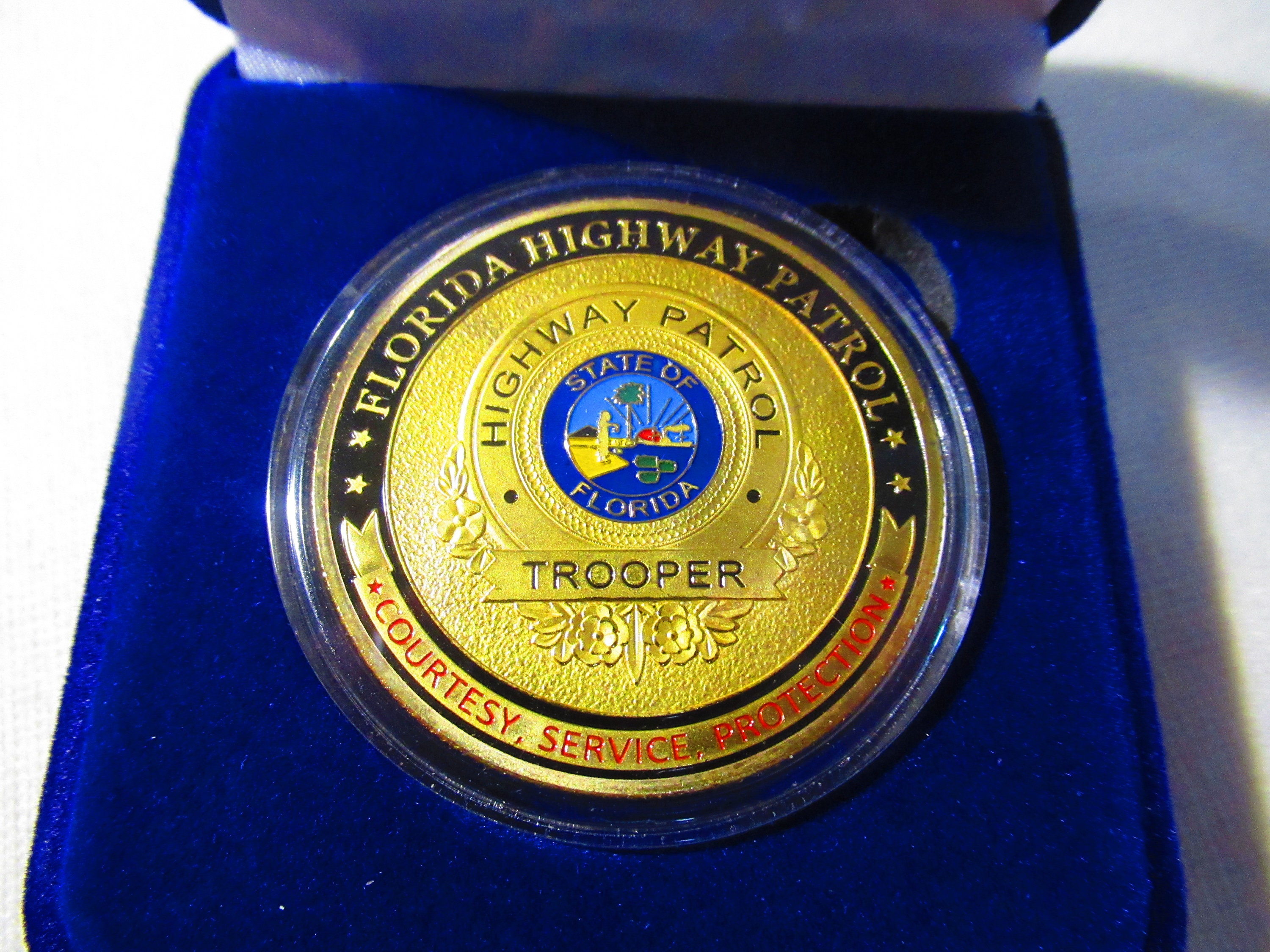 FLORIDA HIGHWAY PATROL Challenge Coin - Etsy