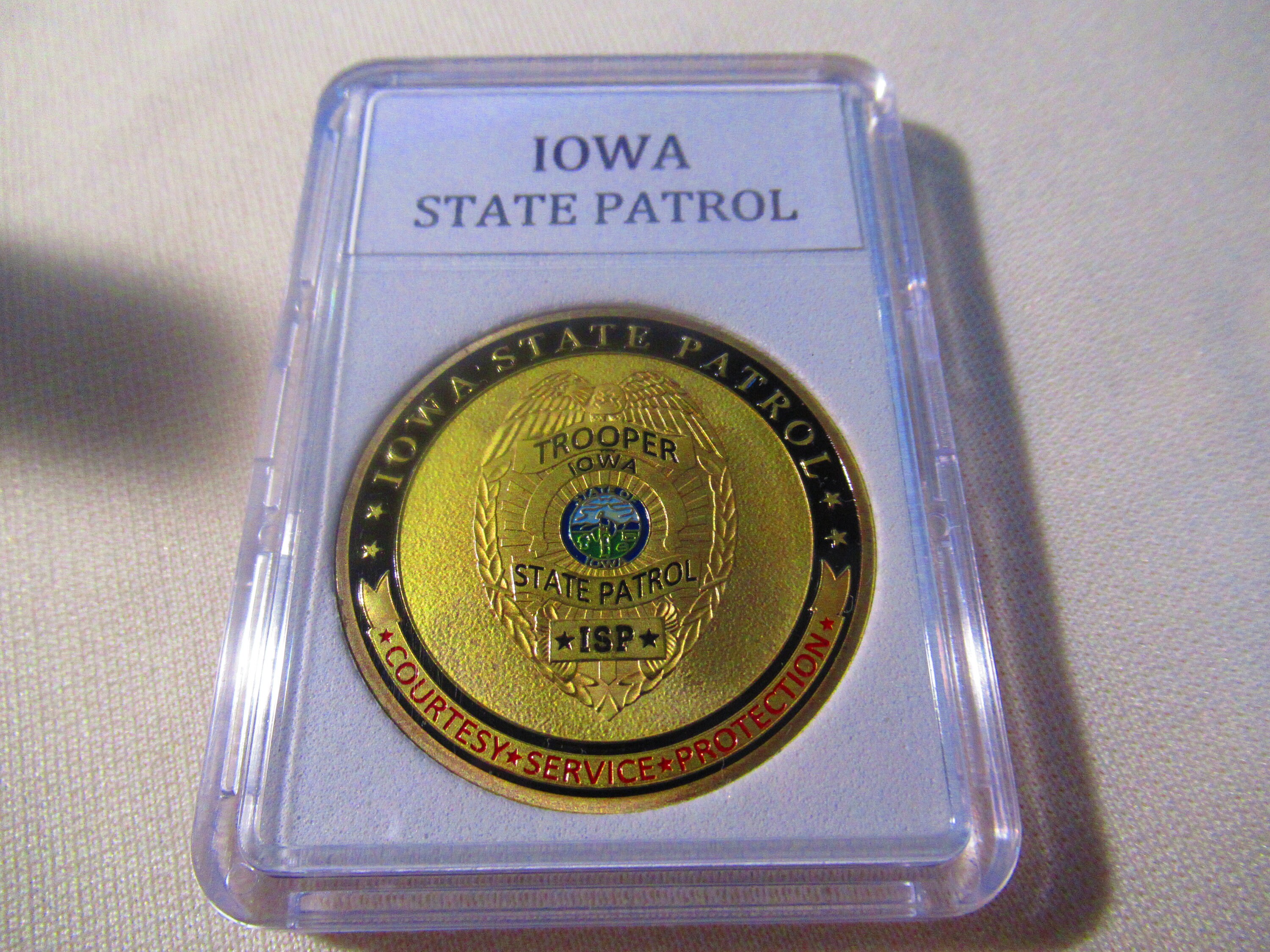 IOWA STATE PATROL Challenge Coin - Etsy