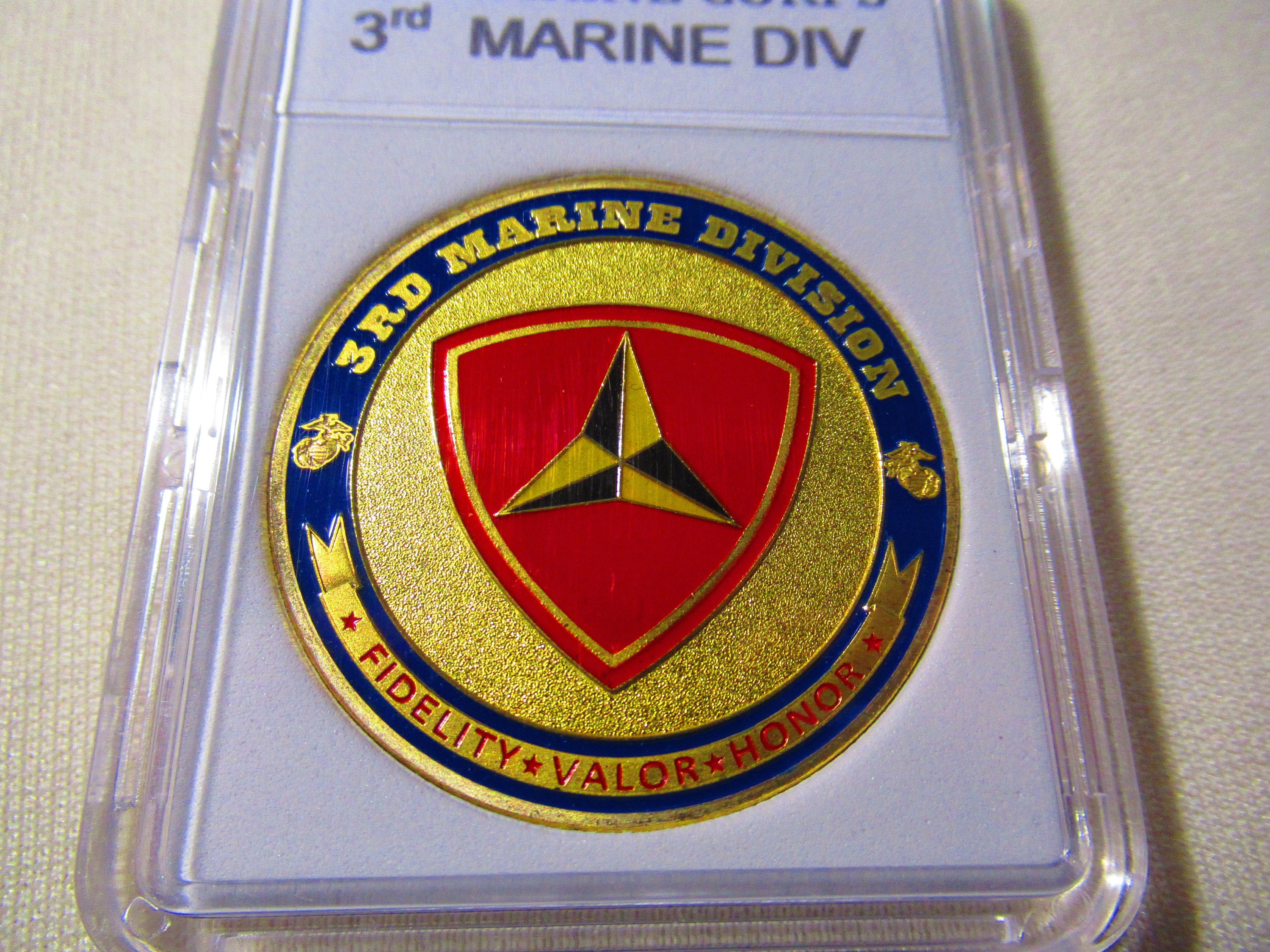 U S Marine Corps 3rd MARINE DIVISION Challenge Coin | Etsy