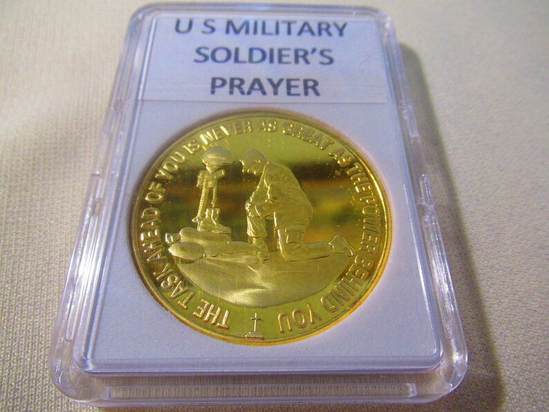 SOLDIER'S PRAYER Challenge Coin | Etsy