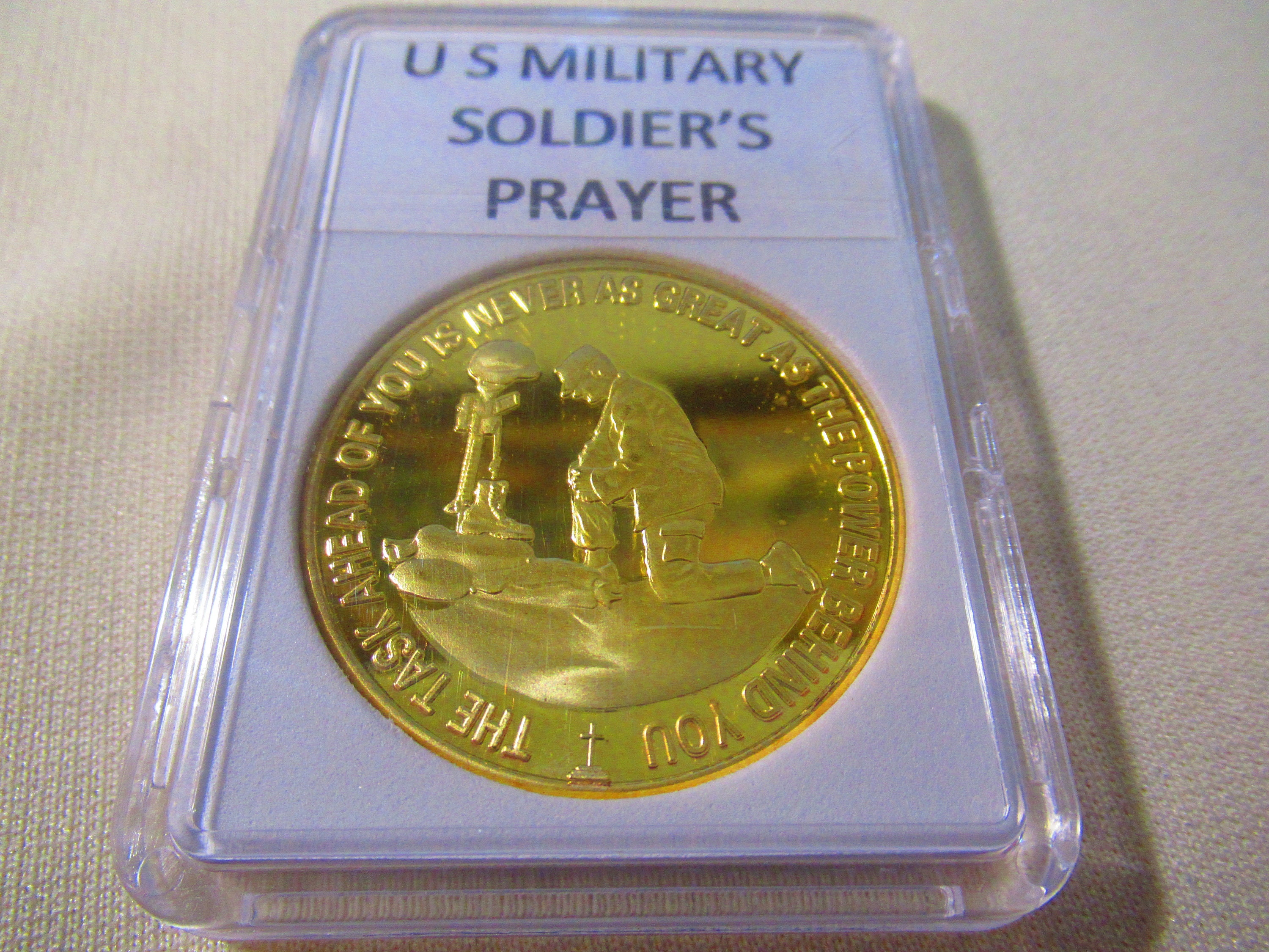 SOLDIER'S PRAYER Challenge Coin | Etsy