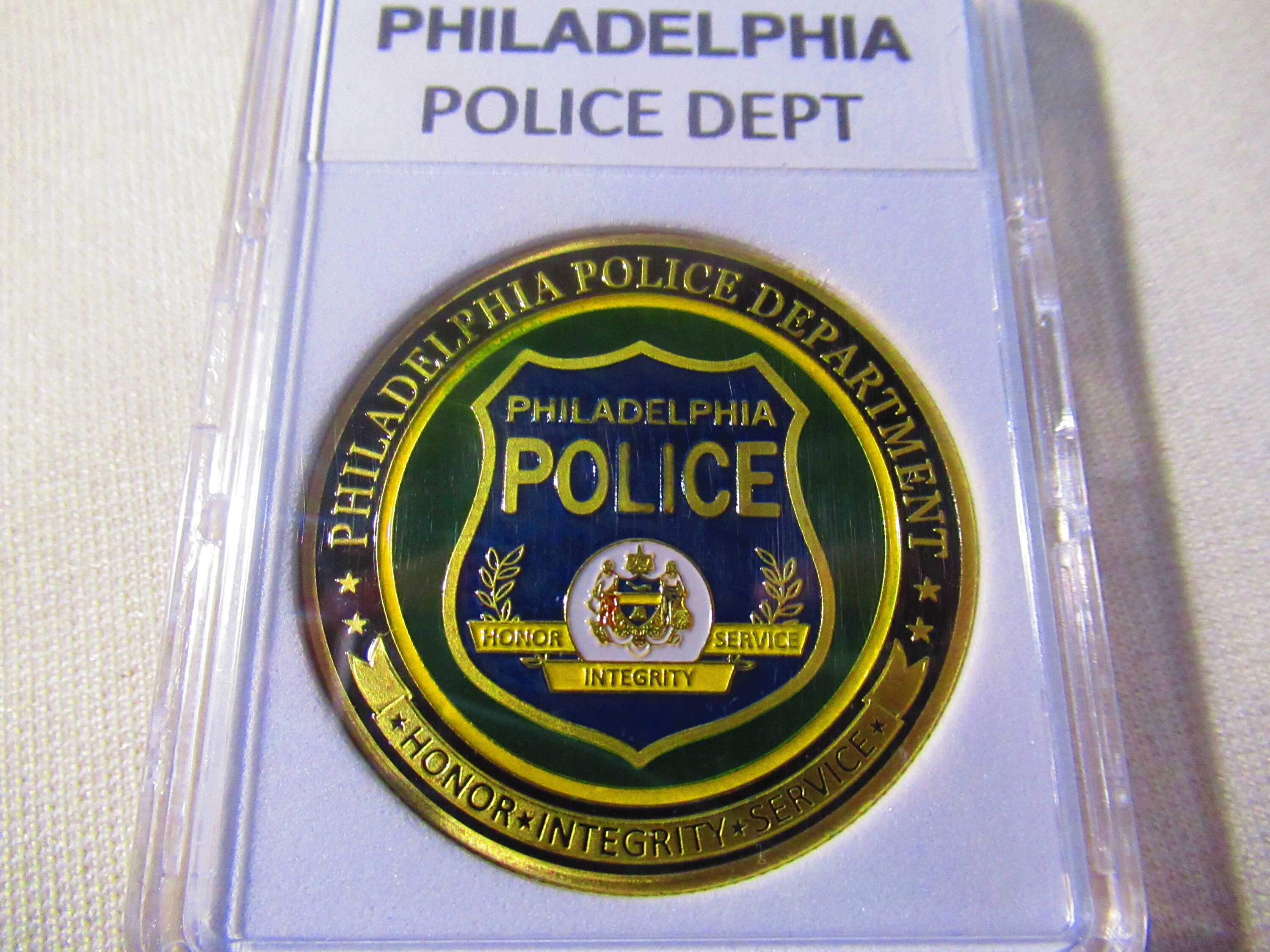 CITY OF PHILADELPHIA Police Dept. Challenge Coin - Etsy