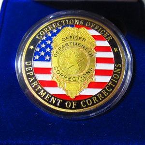 Department of Corrections Officer Challenge Coin - Etsy